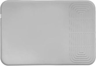 Generic Tapis de caf&eacute; en silicone, &eacute;gouttoir &agrave; vaisselle pour machine &agrave; expresso avec bord convexe | 60 x 40 cm r&eacute;sistant &agrave; la chaleur avec zone de s&eacute;chage po