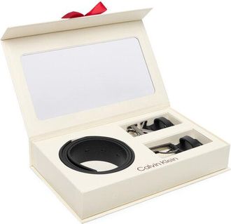 Calvin Klein Herrengürtel Belt Gift Set LV04D0009G Schwarz