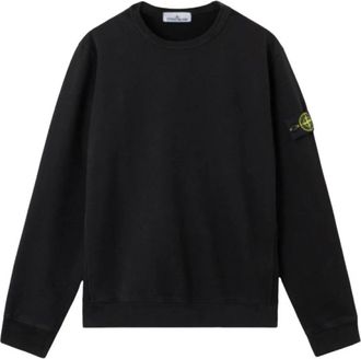 Stone Island Homme, Sweatshirts et sweats &agrave; capuche, Noir, Taille: L Crewneck SweaT-shirt