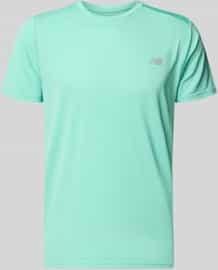 New Balance Funktionsshirt mit Rundhalsausschnitt und Logo
