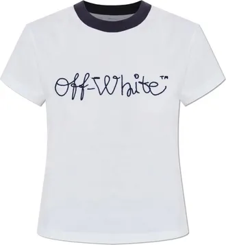 Off-white Femme, Tops, Blanc, Taille: 40 FR T-shirt avec logo