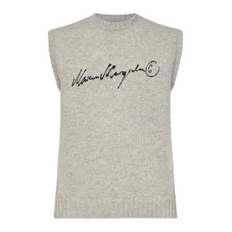 Maison Margiela Herren, Strickwaren, Grau, LGr&ouml;&szlig;e
