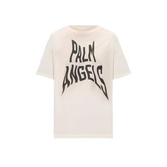 Palm Angels Palm Angels - Oberteile > T-Shirts - - Tops - Herren - Beige - M