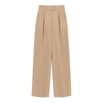 Valentino Faded Pinstripe Pants - - Trousers - Damen - Beige - L