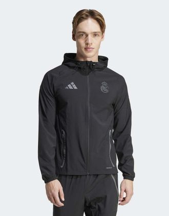adidas adidas Performance - Real Madrid Tiro 25 Competition VIS Tech - Reisejacke in Schwarz