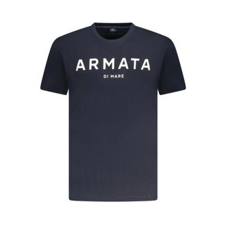Armata Di Mare Blaues Baumwoll Herren T-Shirt - - Tops - Herren - Blau - L