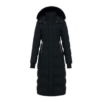 Moose Knuckles Femme, Manteaux, Noir, Taille: 40 FR Parka en Shearling