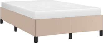 vidaXL Cadre de lit sans matelas cappuccino 120x200 cm similicuir Vidaxl