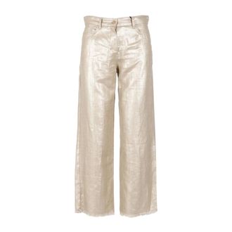 Max Mara S Hose - - Trousers - Damen - Gelb - M
