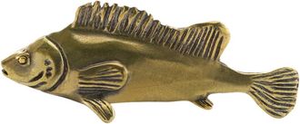 Amosfun Kupfer Fischfigur Antike Dekofigur Fischform Stabile Metall Skulptur Tischdekoration B&uuml;ro Wohnzimmer Schmuck Desktop Feng Shui Reichtum Ornament