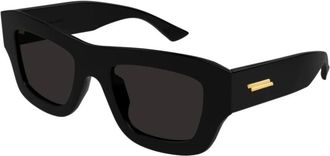 Bottega Veneta unisex, Accessoires, Noir, Taille: 50 MM Bv1357S Square Lunettes de soleil