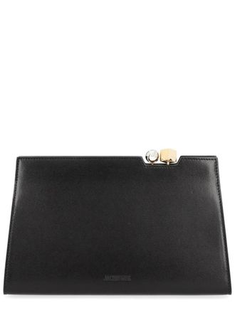 Jacquemus Womens Handbag Le Salon Black Leather Handbags Hand Bags