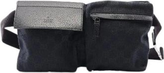 Gucci Pre-owned GG Canvas Waist Bag - Homme - Pre-owned - Noir - Taille: ONE Size