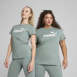Puma T-shirt &agrave; logo N&deg; 1 ESS Femme, V&ecirc;tements, Vert, S