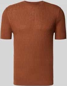 Antony Morato T-Shirt aus Viskose-Mix in Ripp-Optik