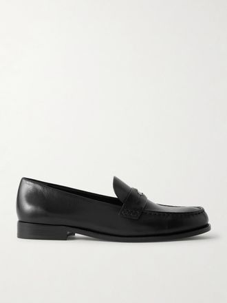 Tory Burch Pennyloafers Aus Leder - Schwarz