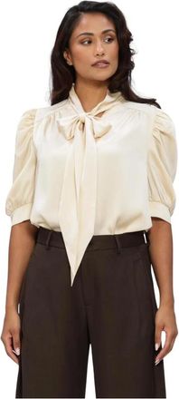 Notre-V Damen, Blusen & Hemden, Beige, SGr&ouml;&szlig;e