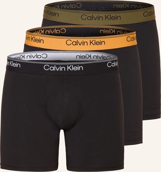 Calvin Klein 3er-Pack Boxershorts Microfiber Stretch schwarz