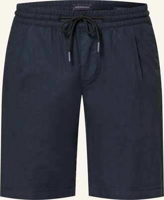 Strokesman's Strokesmans Shorts Regular Fit Mit Leinen blau
