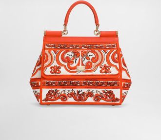 Dolce & Gabbana Borsa A Mano - Frau Handtaschen Orange Onesize