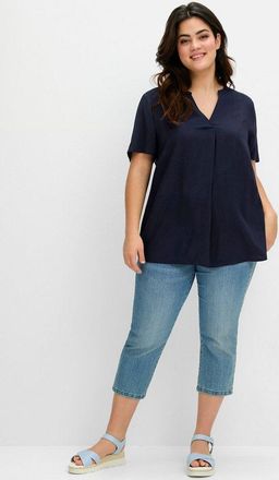 Sheego Klassische Bluse Tunika