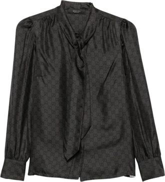 Gucci Damen, Blusen & Hemden, Schwarzk, SGr&ouml;&szlig;e