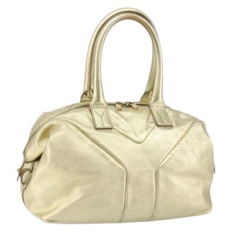 Saint Laurent Pre-owned Leder Handtaschen - - Pre-owned - Damen - Gelb - ONE SIZE
