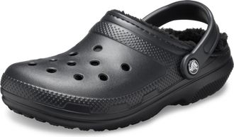 Crocs Unisex Erwachsene Classic Lined Clog Clog, Black/Black, 38/39 EU