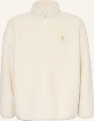 Calvin Klein Teddyfell-Troyer weiss