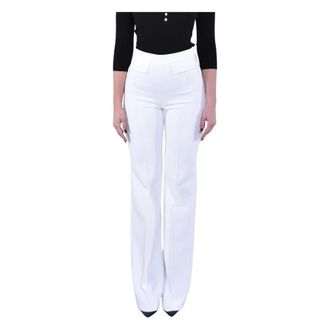Elisabetta Franchi Damen, Hosen, Wei&szlig;, LGr&ouml;&szlig;e