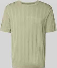 Lindbergh Strickshirt aus Viskose-Mix mit Rundhalsausschnitt