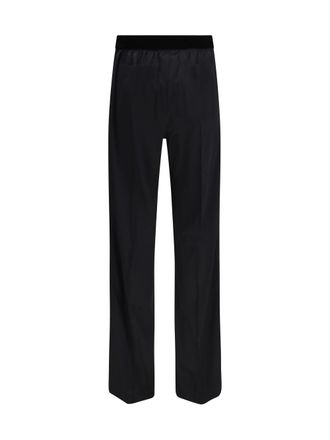 Tom Ford Womens Stretch Silk Satin Pants Black Silk; Elastane Trousers