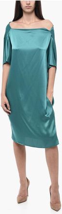 Gianluca Capannolo Short-sleeved JUDY Dress with Boat Neck size 44