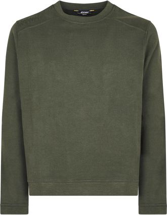 K-Way Perruel Cotton Cashmere - - Sweatshirts & Hoodies - Herren - Gr&uuml;n - L