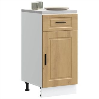 vidaXL Vidaxl - Armoire de cuisine Porto ch&ecirc;ne artisanal bois ding&eacute;nierie