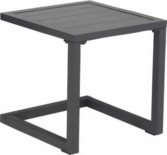 Happy Garden Happy Garden - Table dappoint barbados en aluminium gris anthracite