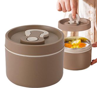 Generic Thermobeh&auml;lter mit Griff, 650 ml, isolierte Beh&auml;lter f&uuml;r die Zubereitung von Mahlzeiten, tragbarer Lebensmittelbeh&auml;lter