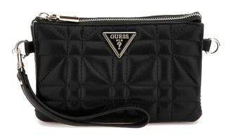 Guess Latona Mini Tri Compartment Top Zip Black