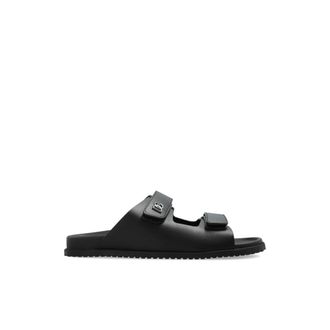 Dolce & Gabbana Calfskin Slide - - Shoes - Herren - Schwarzk - 41 EU
