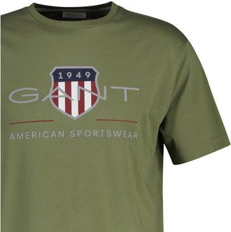 GANT T-Shirt Herren T-Shirt 1er Pack Baumwolle (Packung, 1er Pack)