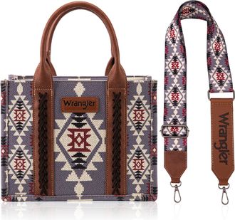 Montana West Wrangler Tragetasche, Western-Geldbörsen für Damen, Schultertasche, Boho, Azteken-Handtaschen, Angel Diamond Lavender-Gitarrengurt M, Medium