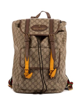 Gucci sac &agrave; dos &agrave; motif GG (ann&eacute;es 2000) - Tons neutres