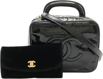 Chanel Sac &agrave; main en cuir Pre-owned - Femme - Pre-owned - Noir - Taille: ONE Size