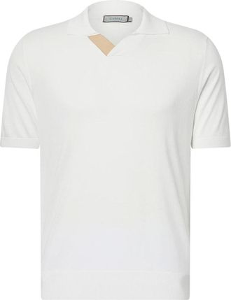 Canali Homme, Tops, Blanc, Taille: 2XL Polo Chemises