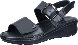 Comfortabel 710285-01, Sandalen mit Keilabsatz f&uuml;r Damen, Schwarz, 40 EU Large