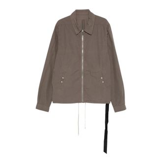 Rick Owens Zipfront Jacke - - Jackets - Herren - Grau - M