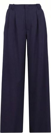 Ni&ugrave; Niu, Femme, Pantalons, Bleu, Taille: 36 FR Pantalon Large