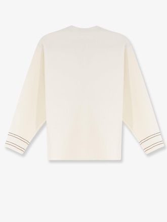 Max Mara Womens Wool-Blend Sweater Mxmundici White
