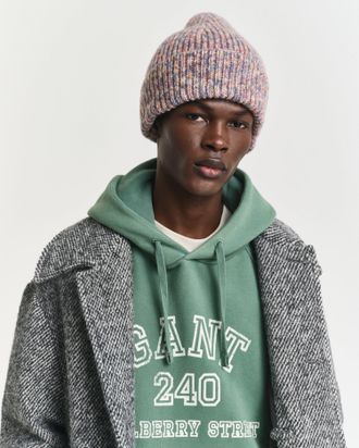 GANT Herren Mehrfarbige gerippte Beanie (ONE SIZE) MULTICOLOR