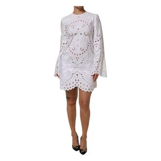 Dolce & Gabbana Cut Out A-line Sheath Mini Kleid - - Dresses - Damen - Wei&szlig; - S